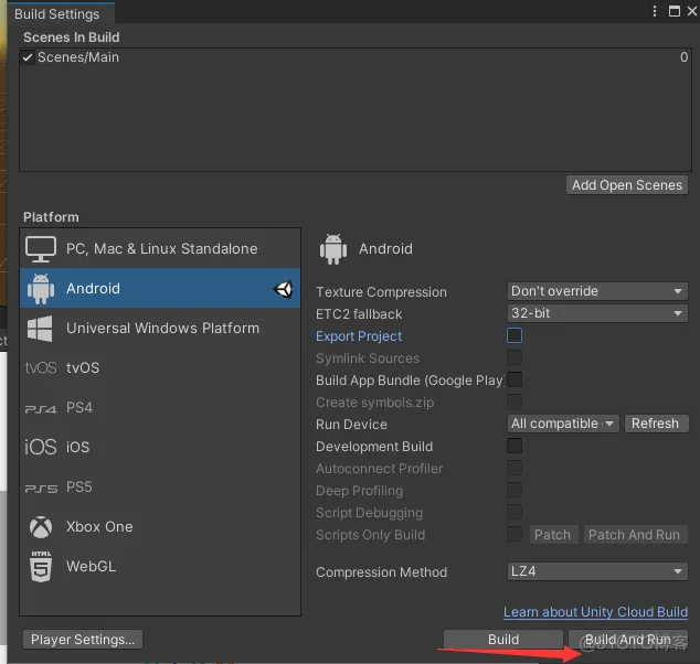 Unity打包Android详细设置，优化打包流程 - 格发许可优化