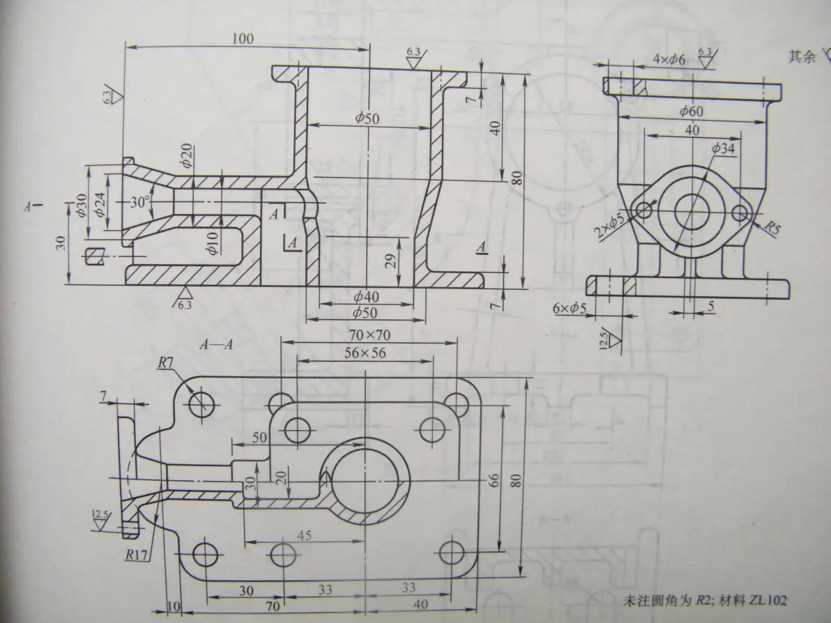 115张SW\UG\CROE\CATIA\CAD练习图纸（含尺寸） - 格发许可优化