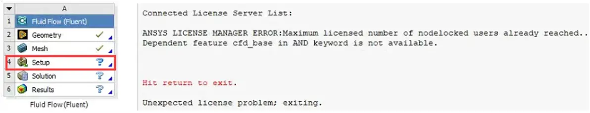 Ansys Workbench Fluent报错：Hit return to exit解决方法 - 格发许可优化