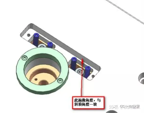 UG/NX模具设计：简易前模斜顶机构，巧妙设计解析 - 格发许可优化