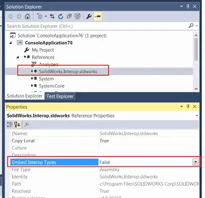 为SolidWorks开发VB.NET独立应用程序（exe） - 格发许可优化