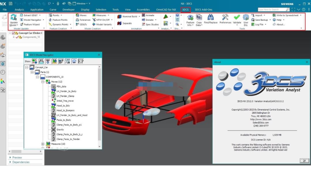公差分析3DCS Variation Analyst 8.0.0.2 for Siemens NX 9.0-2312 Series 免费版 - 格发许可优化