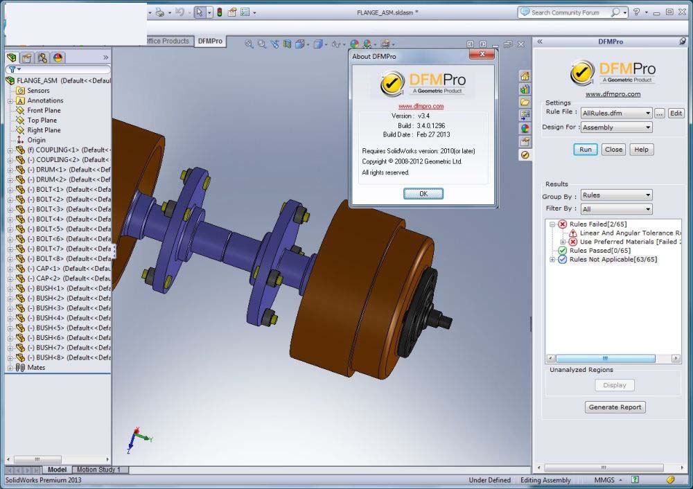 Geometric DFMPro 4.5 for UG NX 11.0 64位 特别版(附安装教程) - 格发许可优化