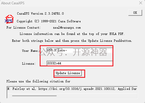 CasaXPS 安装教程：XPS数据分析的专业工具 - 格发许可优化